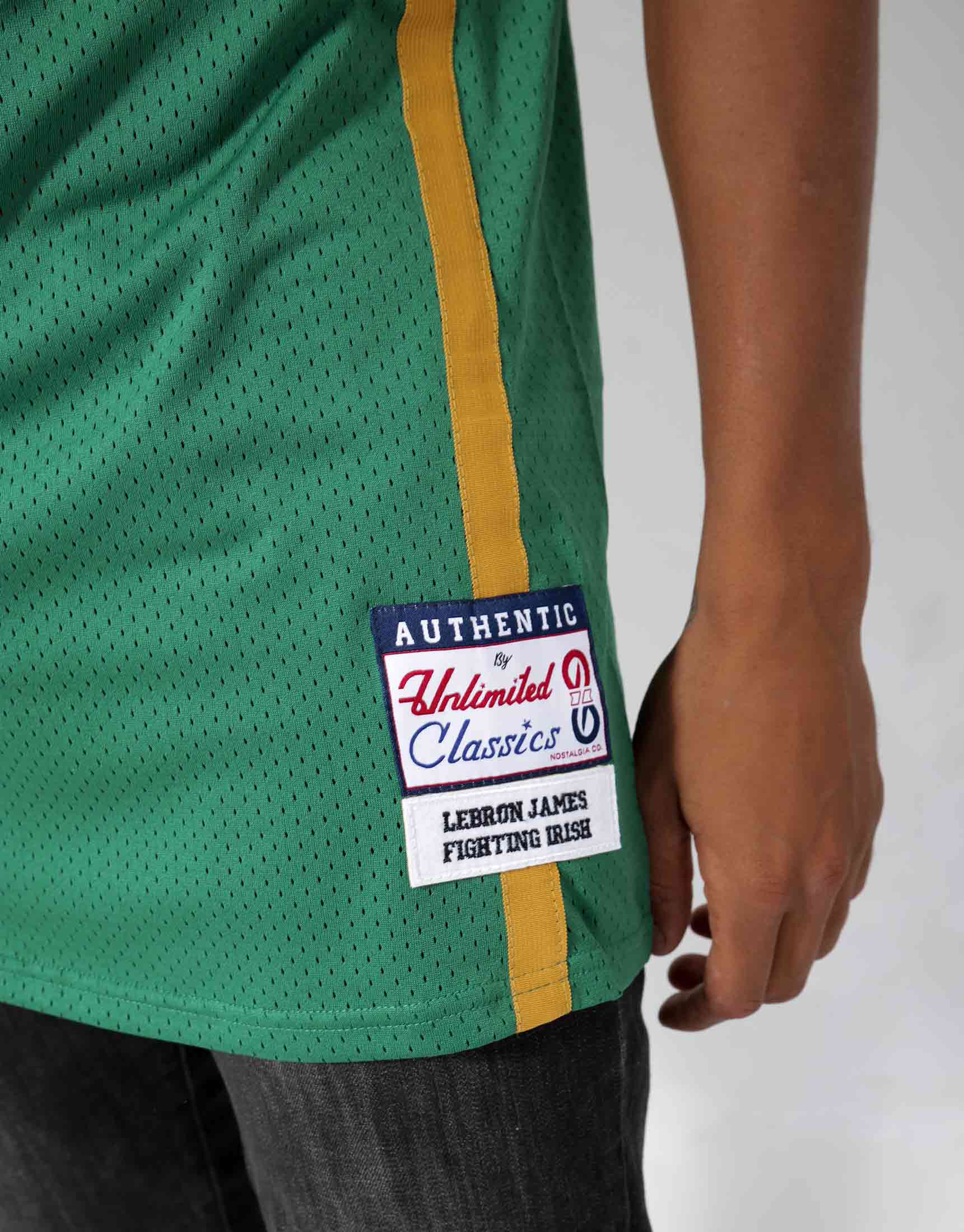 LeBron James #23 Fighting Irish Basketball Jersey – 99Jersey® Official ...