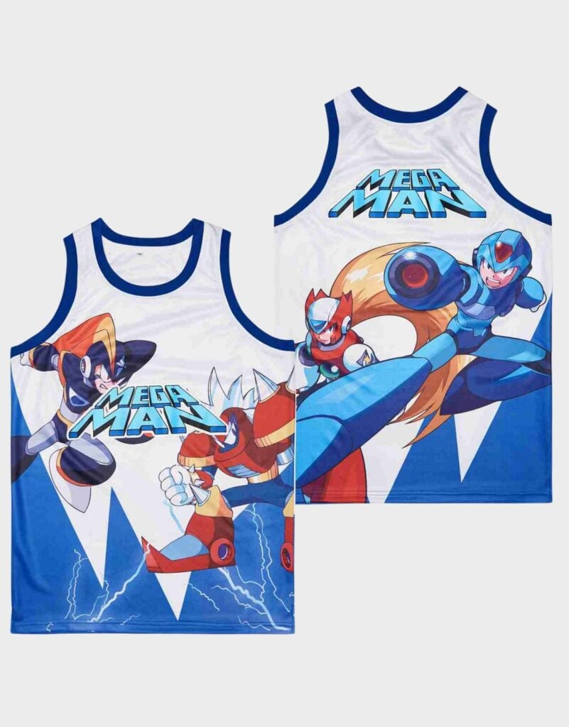 Mega Man Retro Nintendo Basketball Jersey - 99